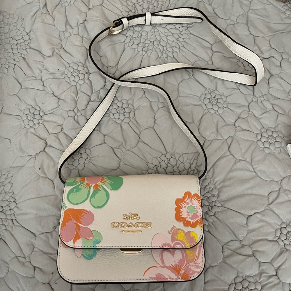 Coach Mini Brynn Crossbody With Dreamy Land Floral Pr… - Gem